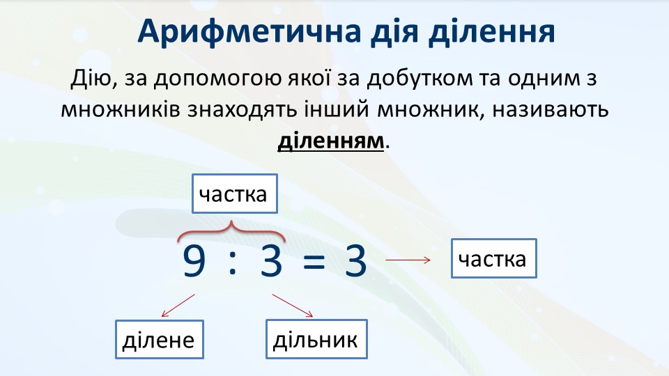 Презентація на тему Ділення натуральних чисел 5 клас Новатіка